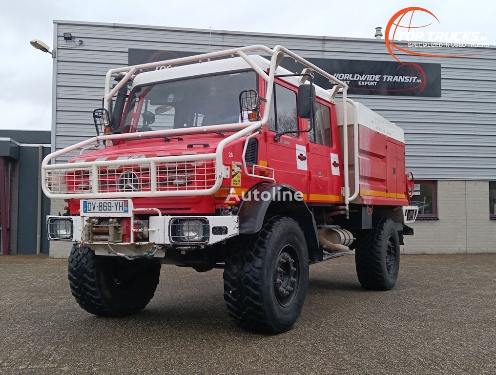 Unimog U 5000 Mercedes Benz -4x4 - (type 437.4) 4000 ltr -Lier, vatrogasno vozilo