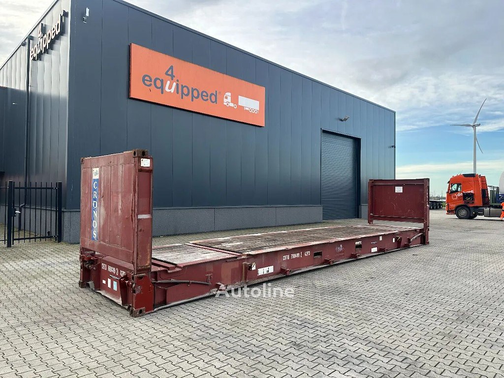 CIMC 40FT FLATRACK FLUSH FOLDING / CSC: 10/2027 / 10x available kontejner 40 stopa
