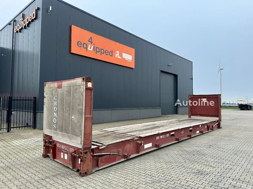 CIMC 40FT FLATRACK FLUSH FOLDING / CSC-test: 12/2027 / 10x available kontejner 40 stopa