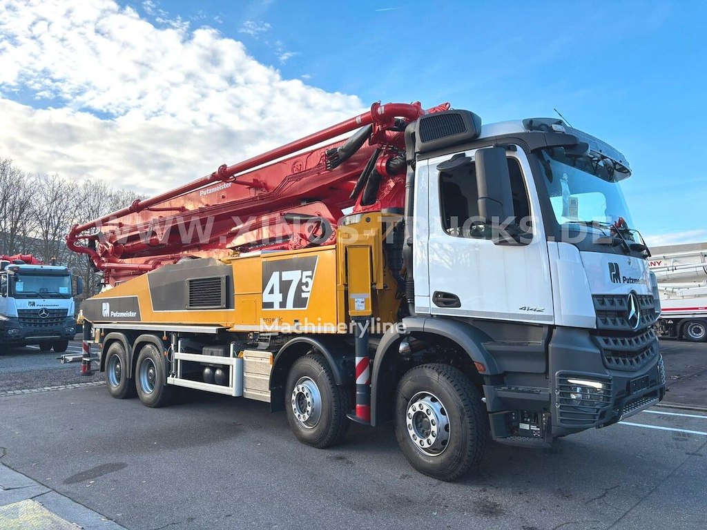 Nova Putzmeister BSF na šasiji Mercedes-Benz Arocs 4142 pumpa za beton