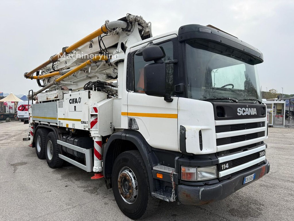 Cifa K35 XZ na šasiji Scania P114 pumpa za beton