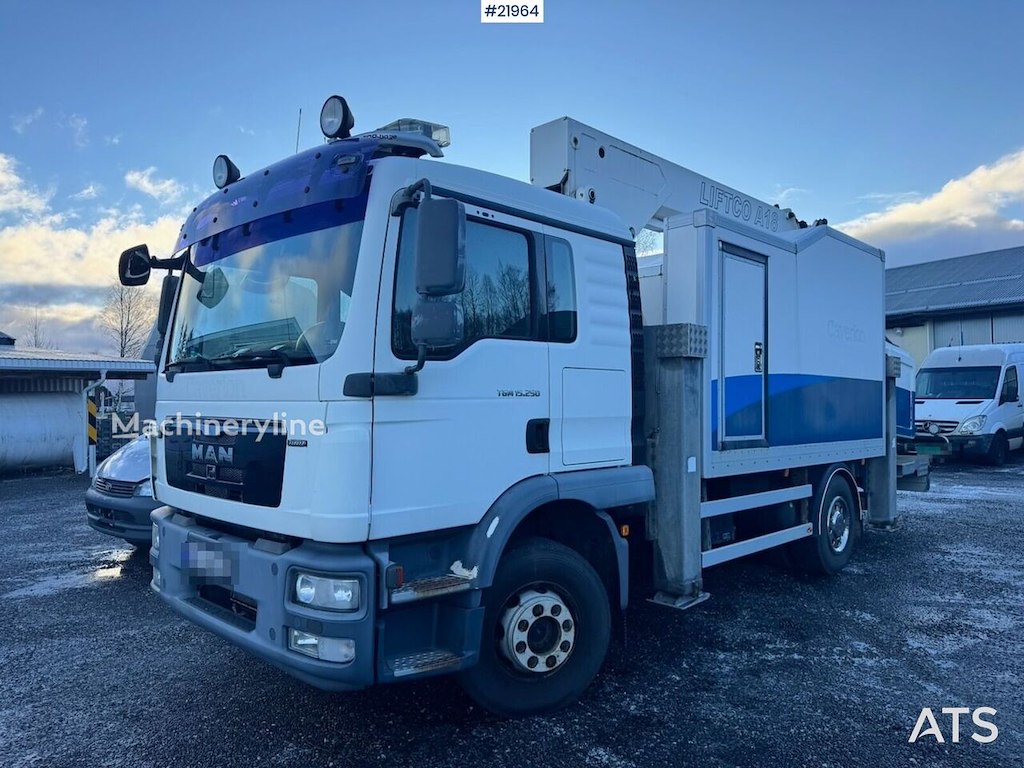 MAN 2010 MAN TGM 15.250 Liftbil m/ 18 m Arbeidshøyde. 132 000 km! auto dizalica s korpom
