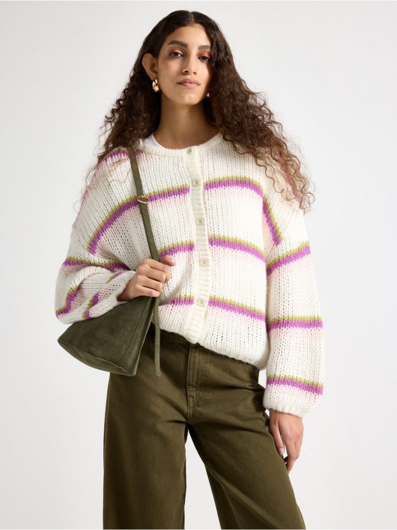 Kardigan – Striped cardigan