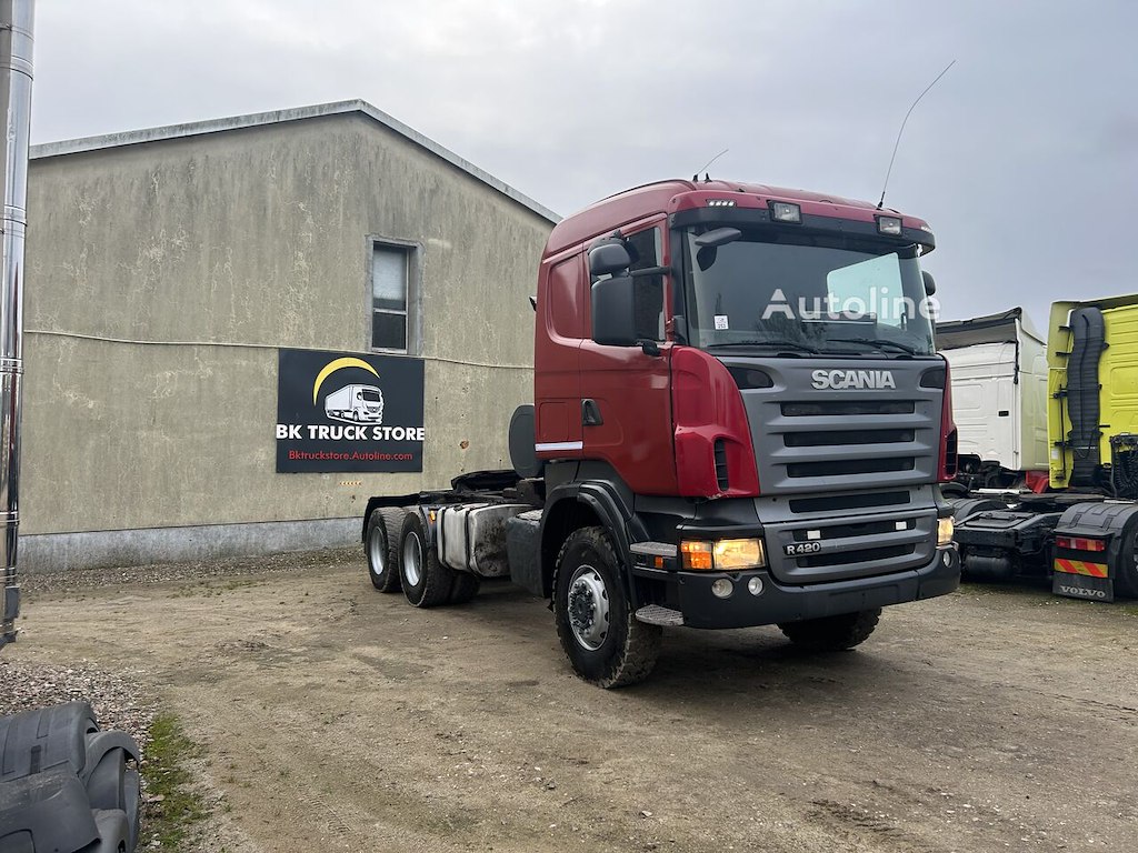 Scania R420 , 6x6 mechanical , manual , retarder , top clean tegljač