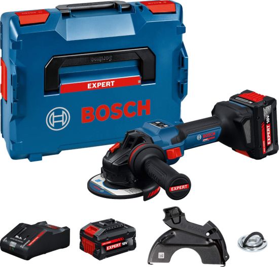 Akumulatorska ugaona brusilica Bosch EXPERT EXWS 18V-15S, 125mm; 2x8,0Ah EXBA + L-BOXX (06019M6003)