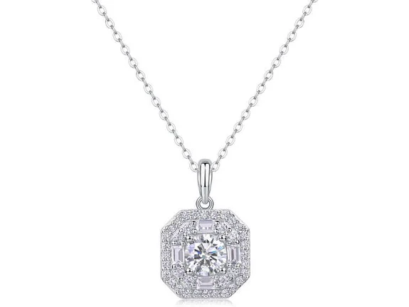 Luxoria Moissanite Lumiere Miss Luxoria Moissanite Ogrlica 1ct