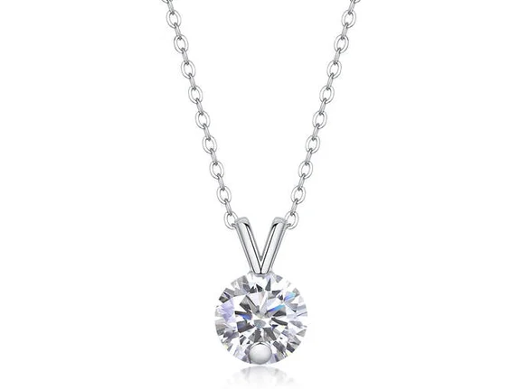 Luxoria Moissanite Lumiere Prestige Moissanite Ogrlica | 2ct