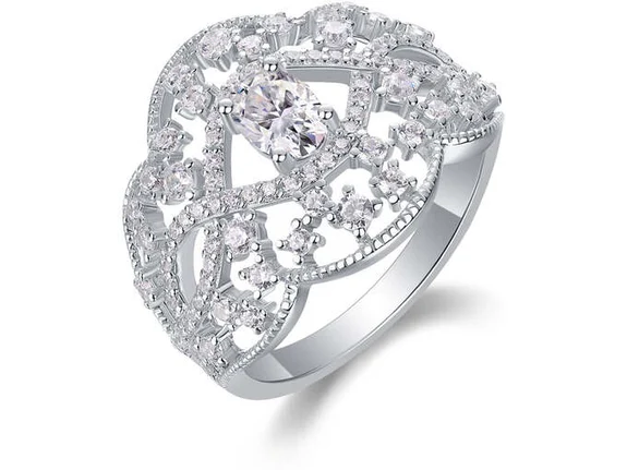 Luxoria Moissanite Lumiere The Royal Signature Moissanite Prsten 93 Moissanite