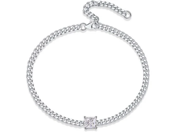 Luxoria Moissanite Lumiere Chain of Rhapsody Moissanite Narukvica 1 ct
