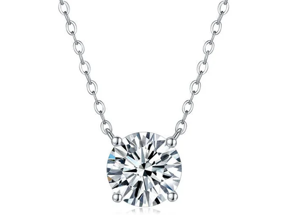 Luxoria Moissanite Lumiere Bijoux de Lumière Moissanite Ogrlica 1ct