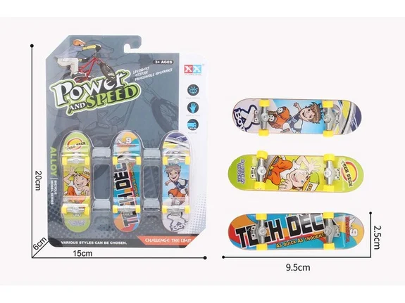 Fingerboard prstić skate set 3/1
