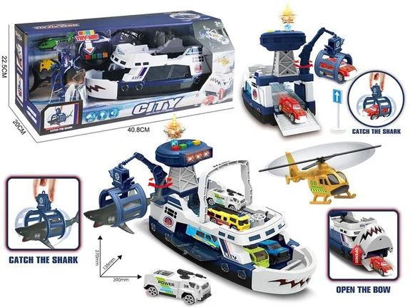 Set P/G Shark railway ship