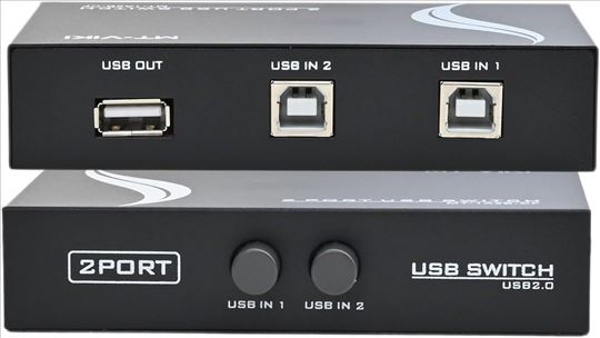USB SWITCH/VGA 2 IN 1 OUT Garancija