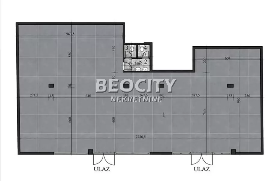 Lokal, 218 m2, Grbavica ID: 126987