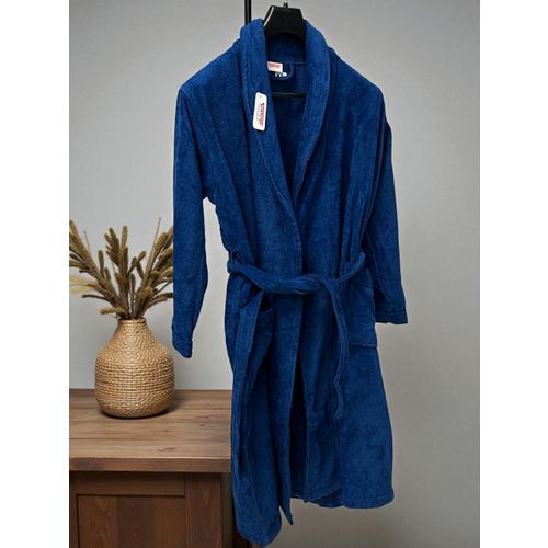 Bade Mantil Frotir - M veličina Model G Teget boja