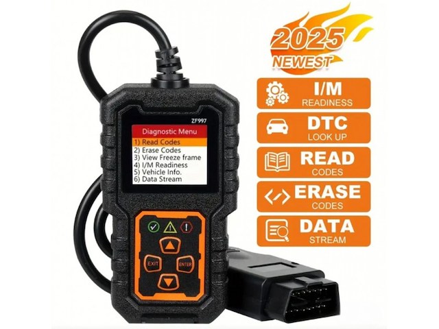 Univerzalna OBD II Auto dijagnostika OBD2 ZF997 NOVO