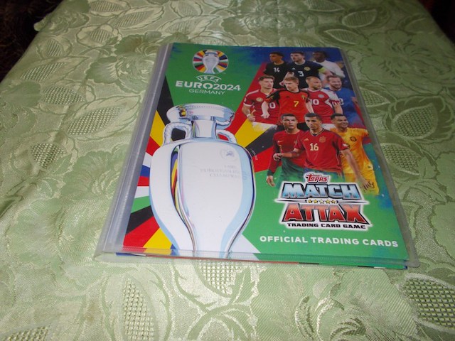 UEFA EURO 2024 - binder,tabla , Game Guide i 25 kartica