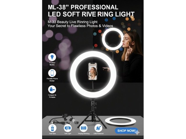 M-33 Beauty Ring Light