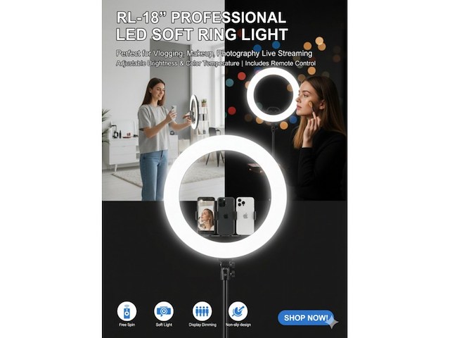 RL-18 LED Ring Light