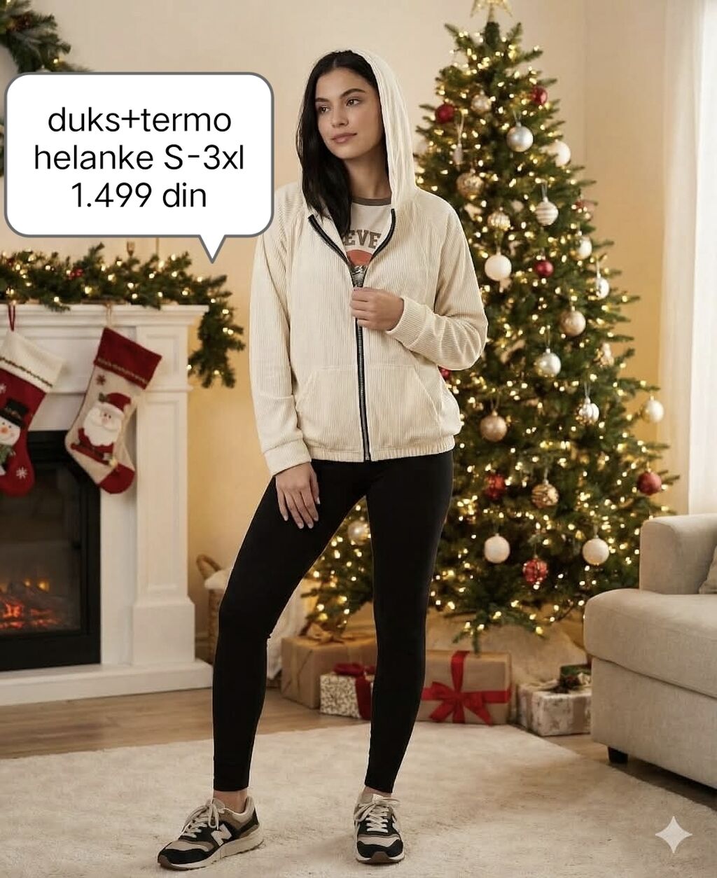 Akcija    Cena kompleta 1.499din Duks + termo helanke S M L XL 2XL 3XL