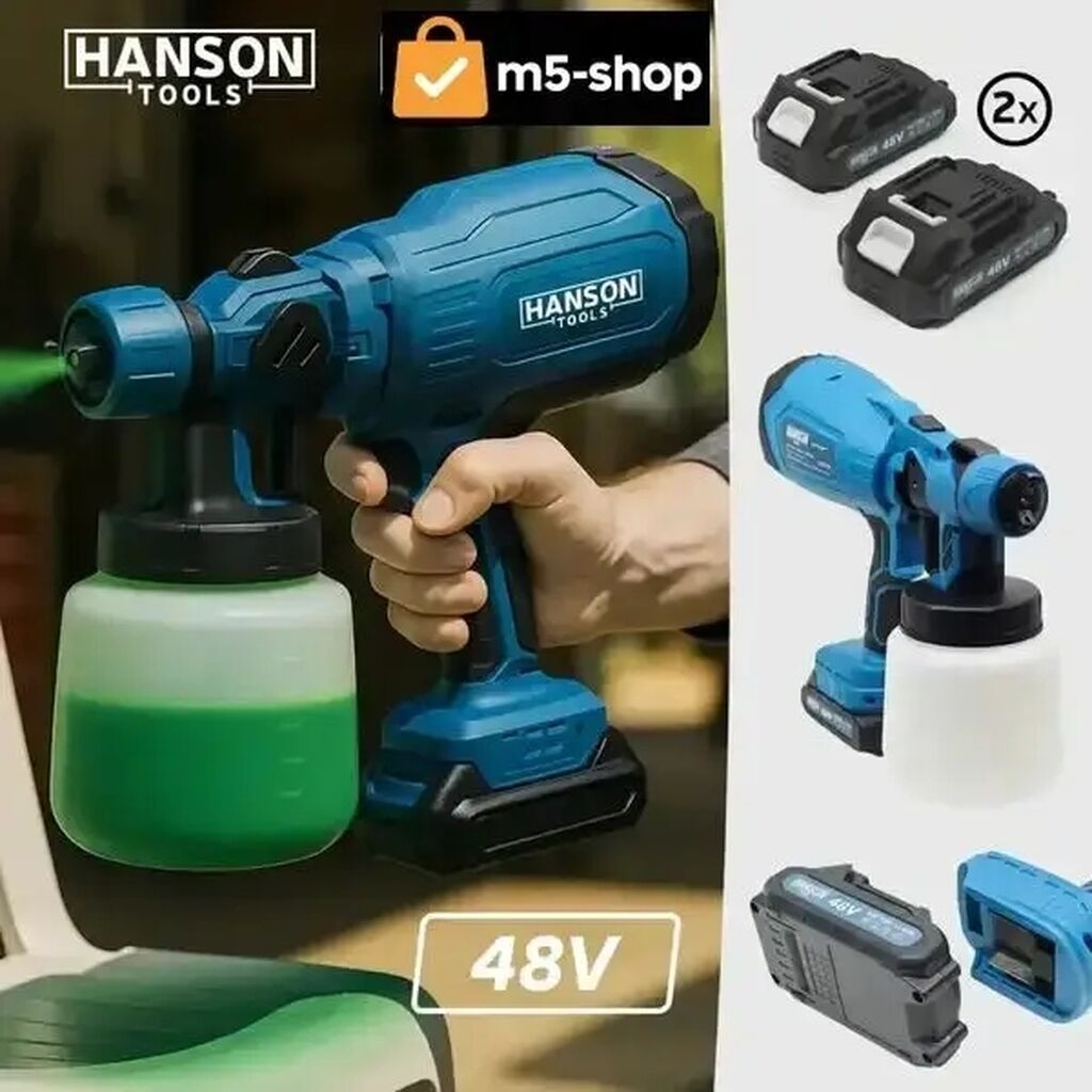 Hanson aku kopresor za farbanje HANSON Tools 48V - Snažan 48V