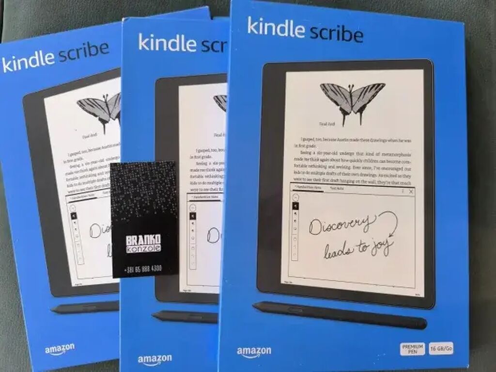 Novo, neotpakovano Kindle Scribe 16GB + PREMIUM Pen Radna garancija 7