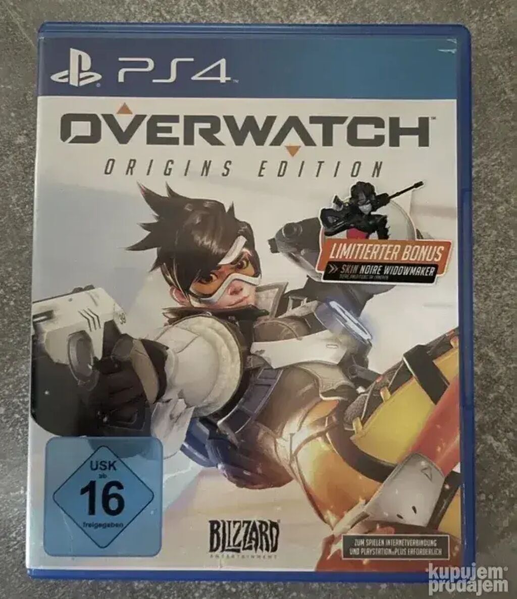 Prodajem original igricu za Sony Playstation 4 konzolu - Overwatch