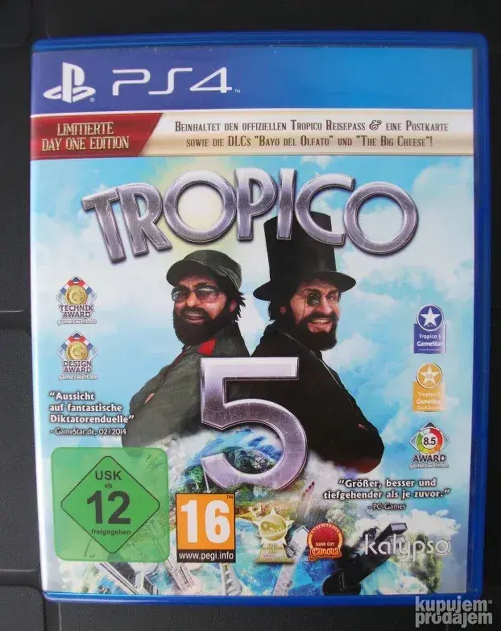 Prodajem original igricu za Sony Playstation 4 konzolu - TROPICO 5