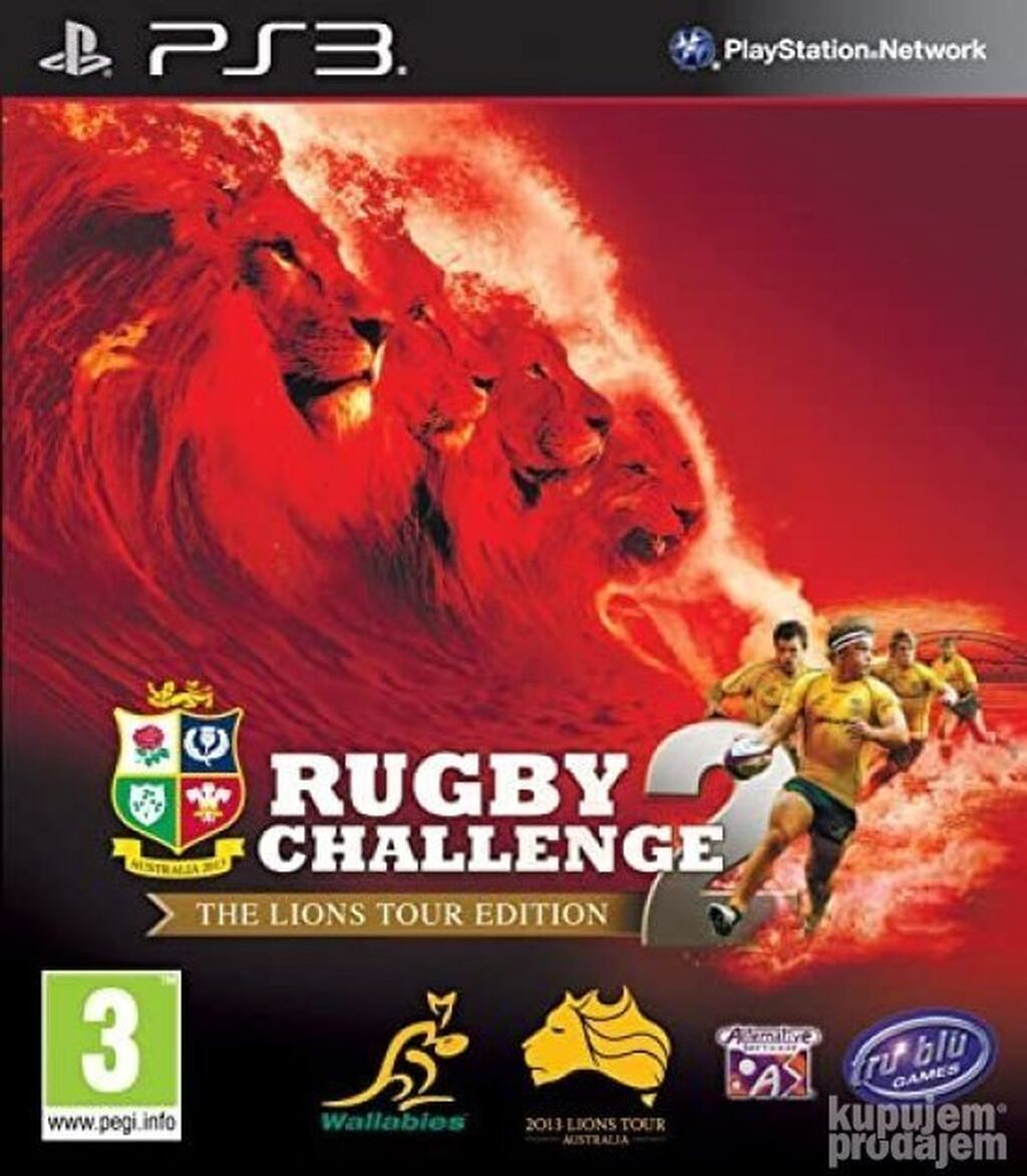 Prodajem original igricu za Sony Playstation 3 konzolu - Rugby