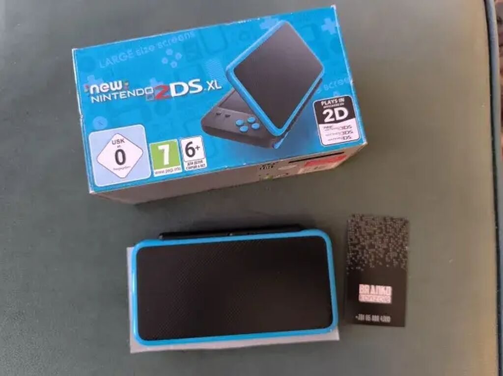 Prodajem Nintendo NEW 2DS XL Konzola je u odlicnom stanju, sa jedva
