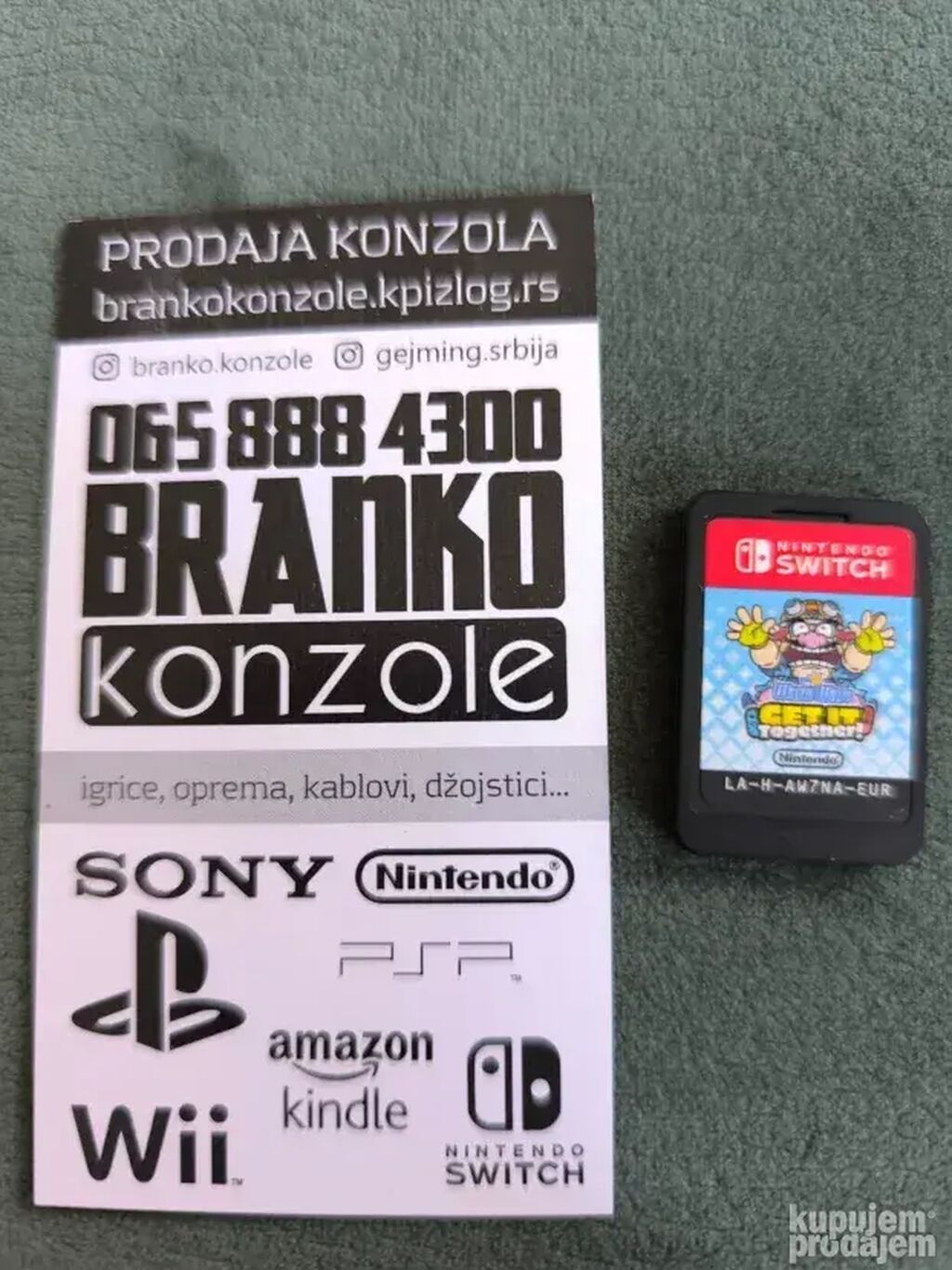 Original igrica za Nintendo Switch konzoluWarioWare Get it Together!