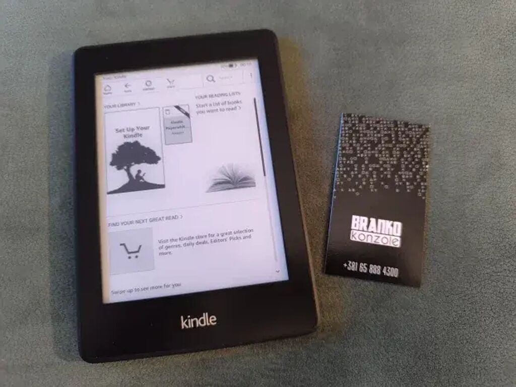Kindle Paperwhite 2Boja: CrnaStanje odlicno 10/10 Pozadinsko