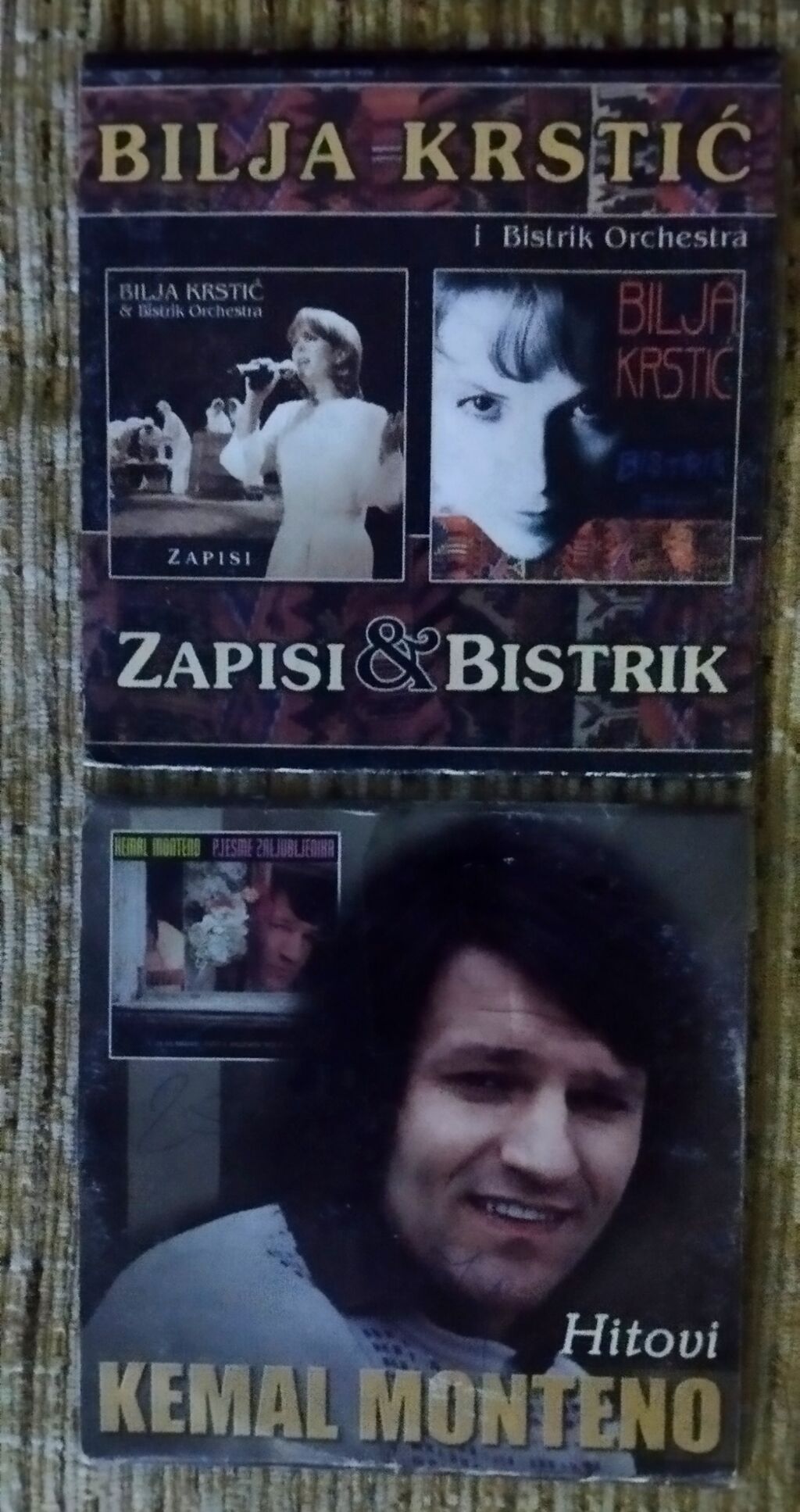 Bilja Krstić Zapisi & Bistrik + Kemal Monteno Hitovi CD - Original