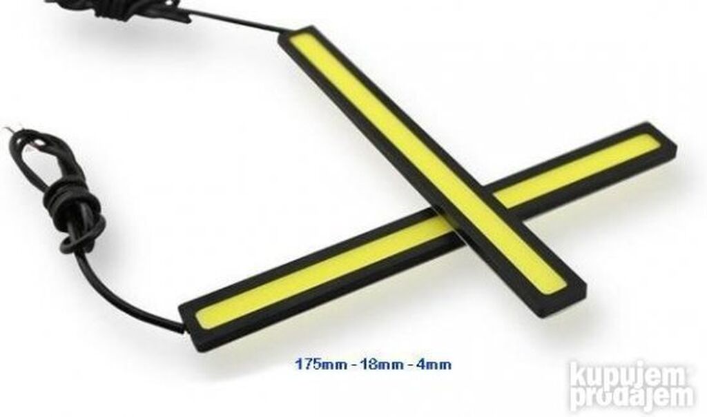 NOVA COB LED dnevna svetla po ceni 7 eura par. Svetle celom povrsinom