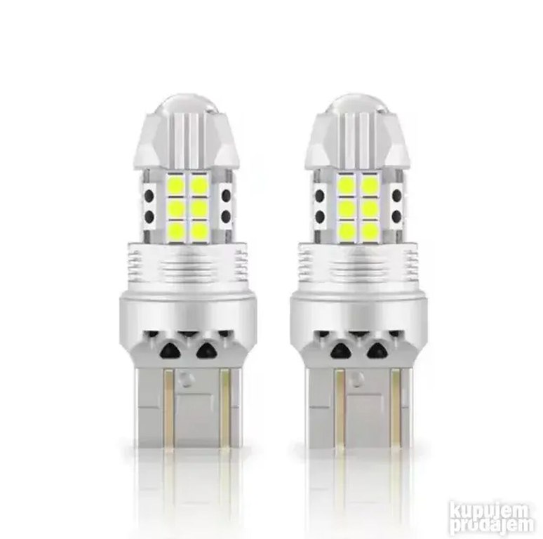 NOVE T20 (W21/5W) led sijalice sa sočivom i 27 jakih 3030 SMD dioda na