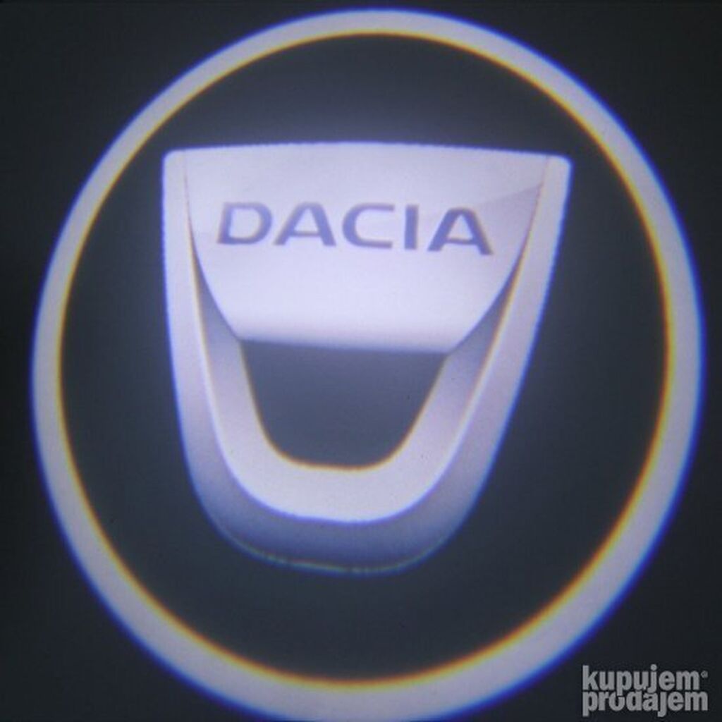 NOVI Dacia LOGO projektori za vrata na vasem automobilu. Oslikavaju