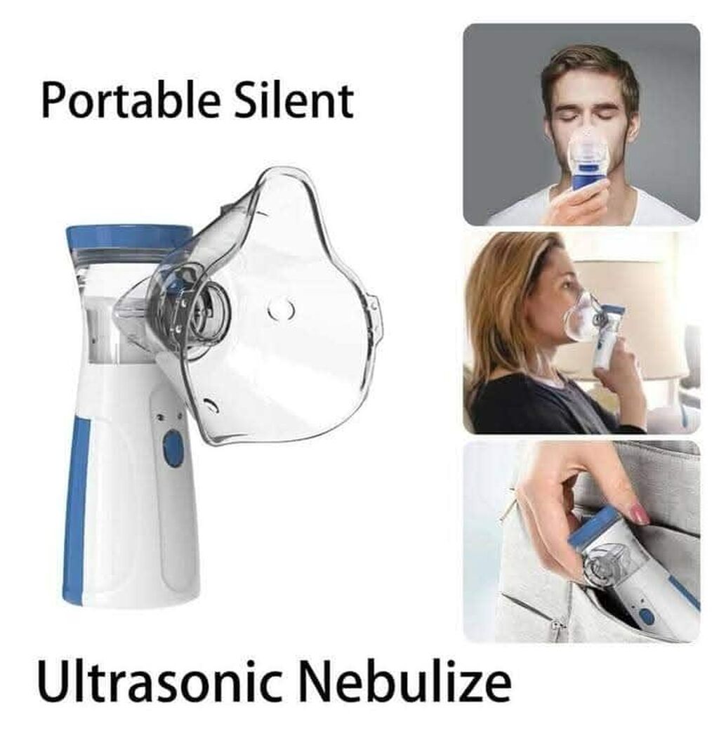 Prenosni ultrazvučni nebulajzer – tihi inhalator - Ultrazvučna