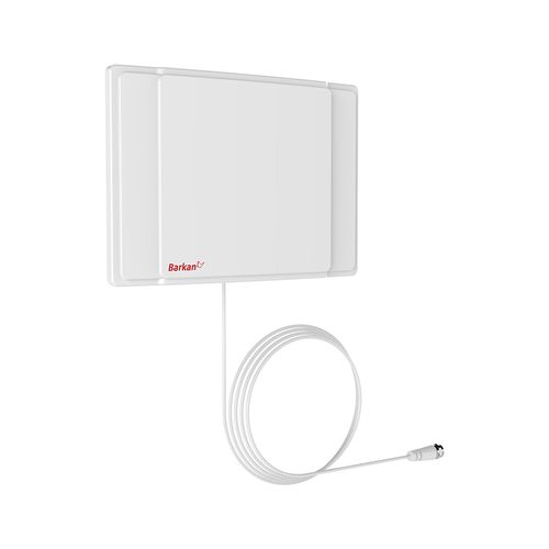BARKAN AF40P.W Indoor HDTV Flat TV Antenna 65 km
