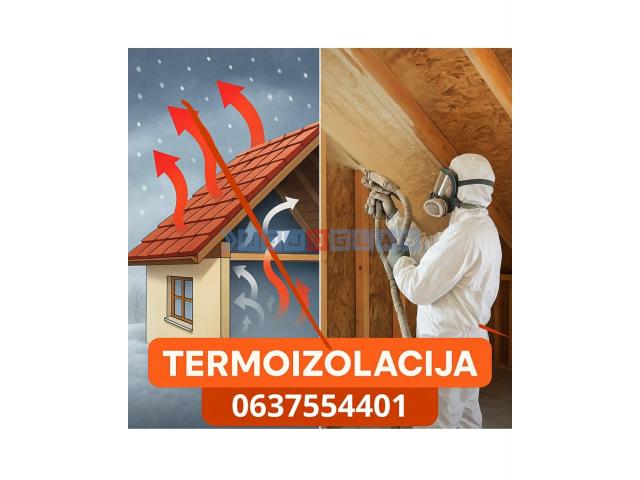 Termoizolacija poliuretanska (kanadska) pena