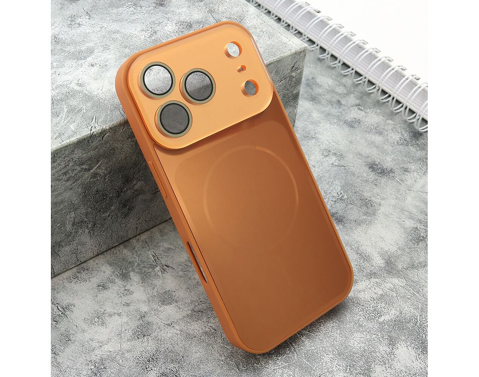 Futrola COLOR METAL MagSafe II - iPhone 17 Pro narandzasta (MS)
