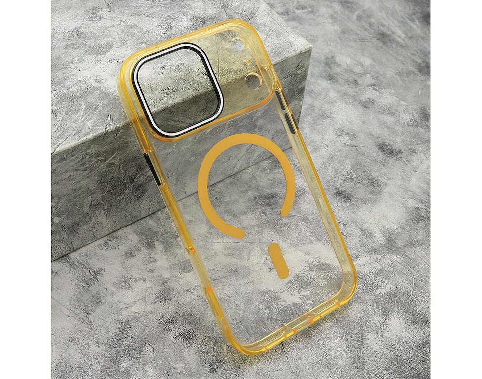 Futrola COLOR RING MagSafe - iPhone 17 Pro Max (6.9) narandzasta (MS)