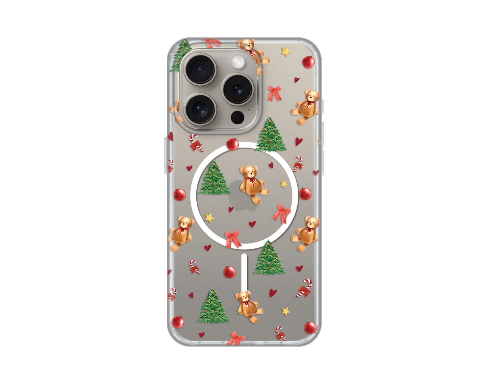 Futrola print Magsafe - iPhone 15 Pro 6.1 Merry Bear