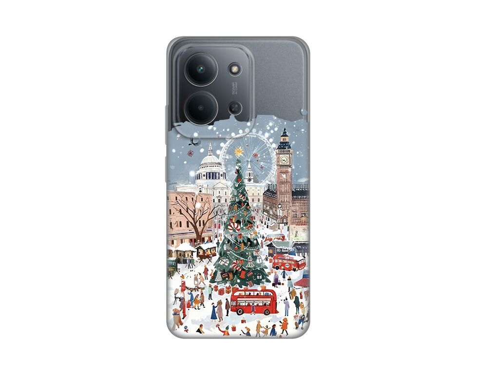 Silikonska futrola PRINT Skin - Xiaomi Redmi 15C 4G Christmas Town
