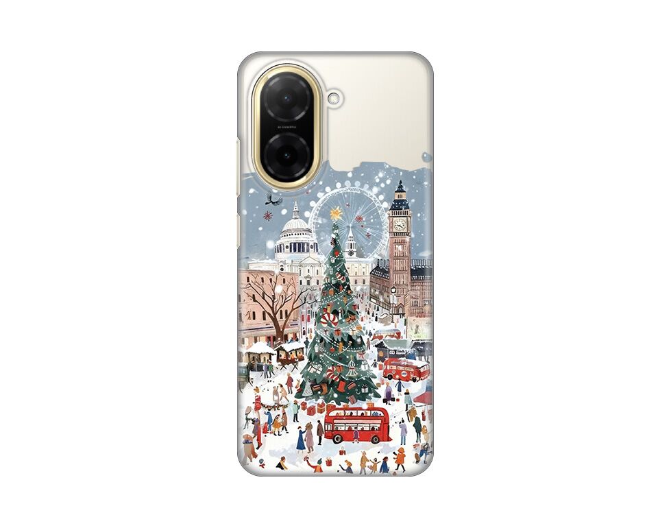 Silikonska futrola PRINT Skin - Xiaomi Redmi A5(173mm) Christmas Town