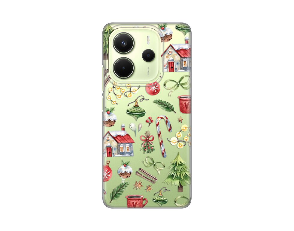 Silikonska futrola PRINT Skin - Xiaomi Redmi Note 14 4G (SRB) Winter Spirit