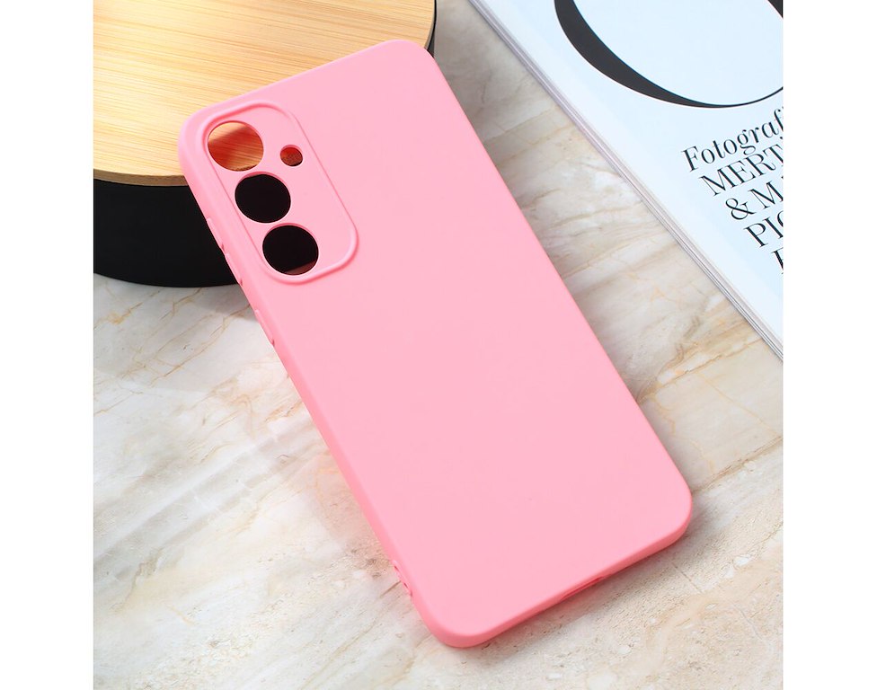 Silikonska futrola Teracell Giulietta - Samsung A556 Galaxy A55 5G mat roze