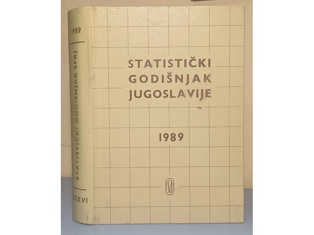 STATISTIČKI GODIŠNJAK JUGOSLAVIJE 1989