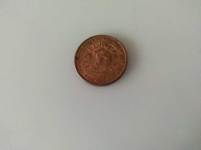 1 euro cent  Austrija  2006.