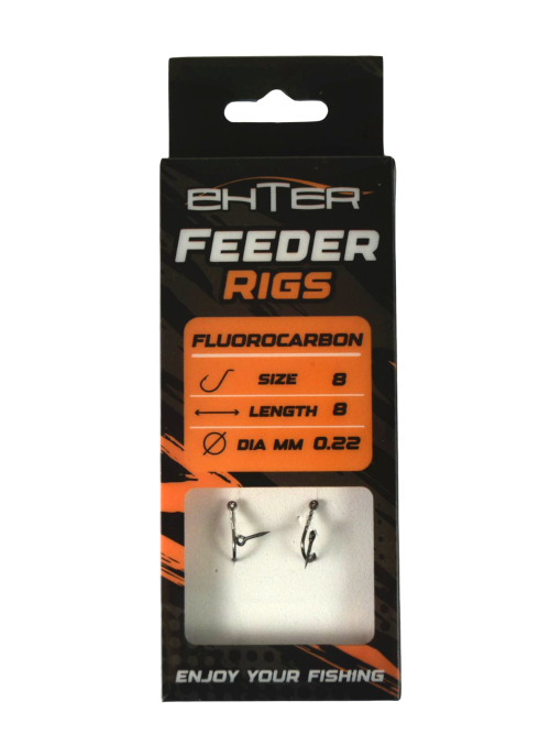ENTER FEEDER RIG FLUOROCARBON 8CM 0.22MM