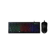 BARACUDA Tastatatura + miš RGB 7200DPI/Optički/Crna